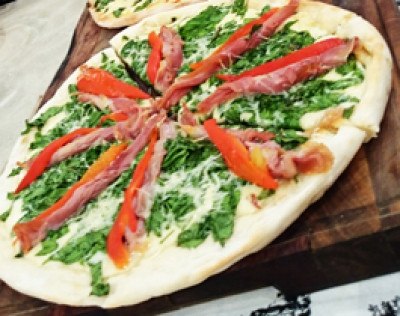 Pizza de rúcula con Pablo Gil - Cocineros Argentinos