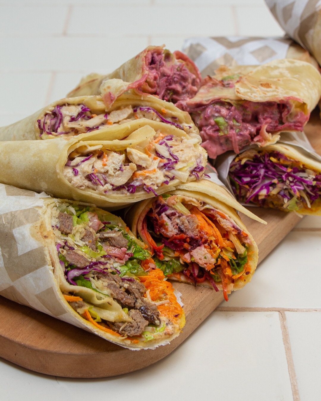 WRAPS CON CARNE RECICLADA - Cocineros Argentinos